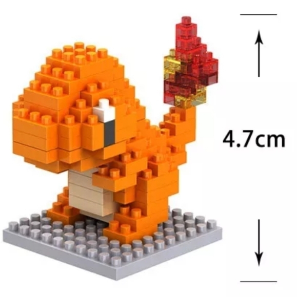 Pokemon | Other | Charmander Pokemon Lego Nano Blocks | Poshmark
